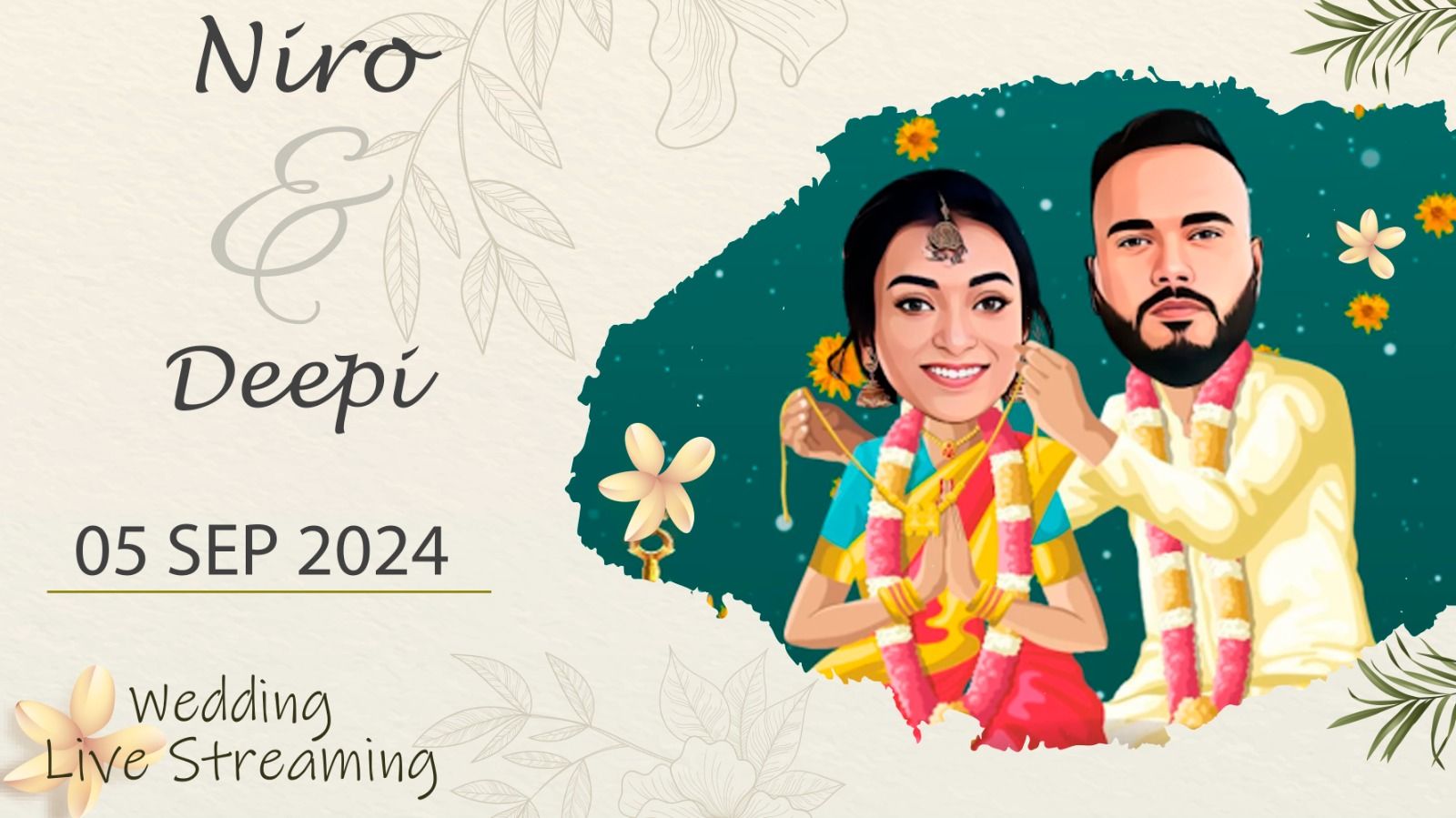 Niro ️ Deepi - Wedding Live Streaming ← JK Dreams Studio - Cine Style Photography